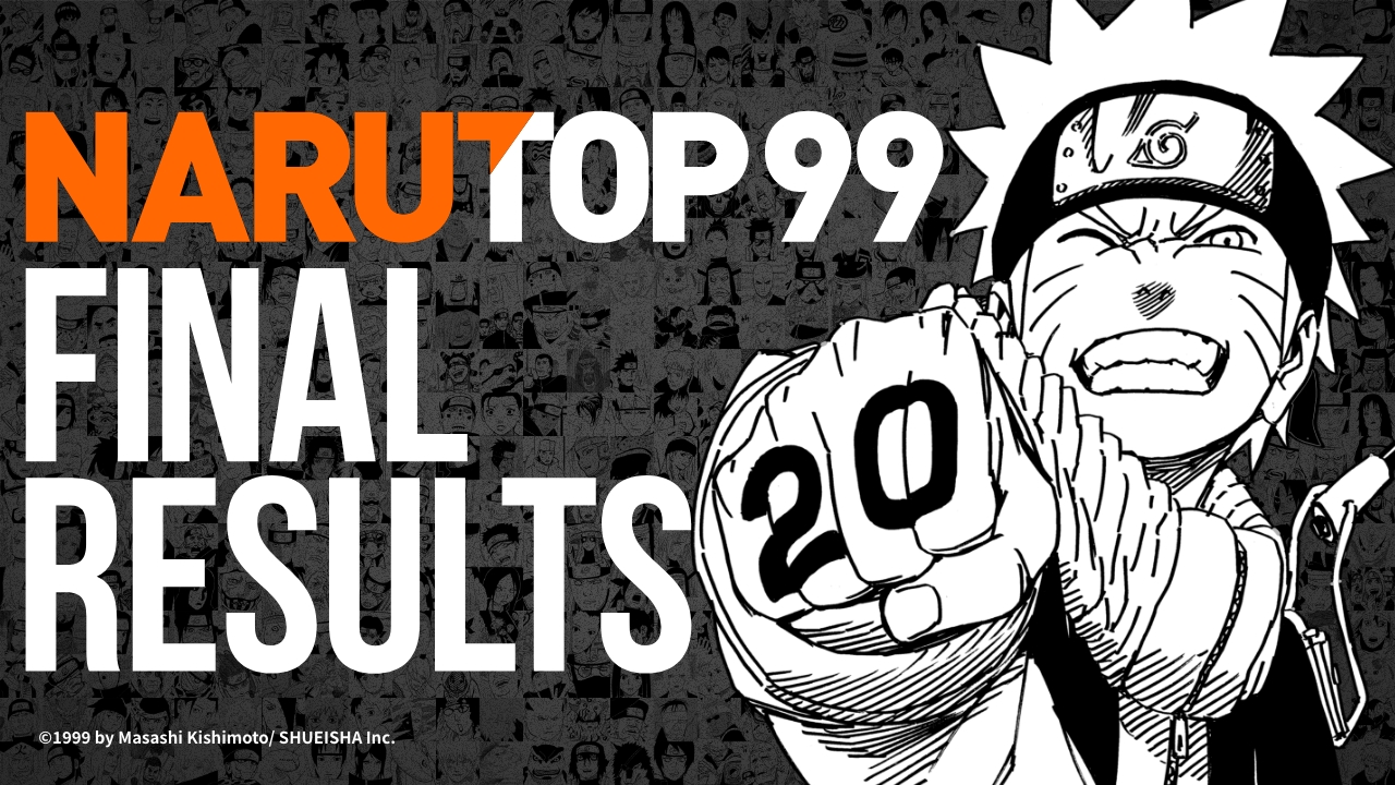 Results Announcement for NARUTOP99, Worldwide Character Popularity Vote ...