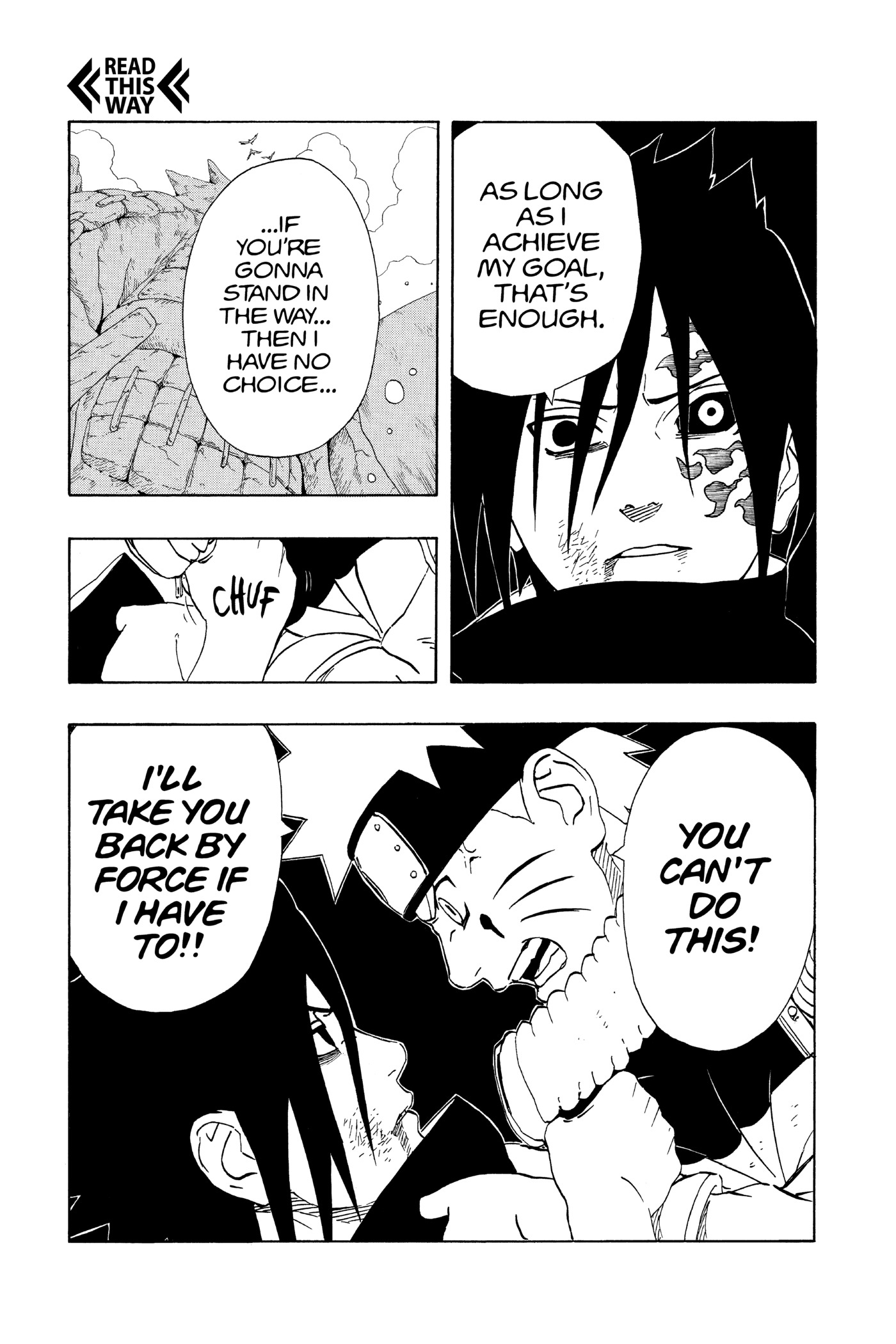 Sasuke Vs Itachi Comic
