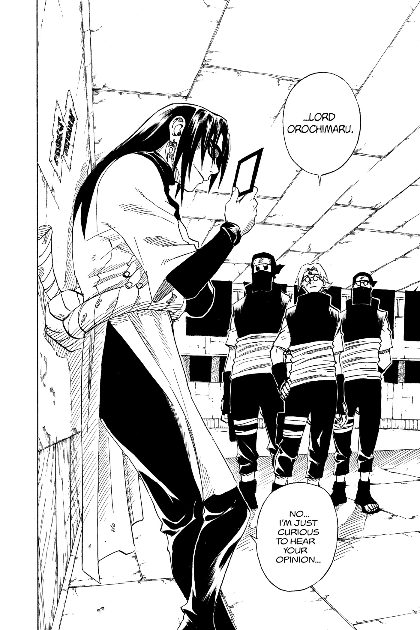 Naruto Vs Orochimaru Manga