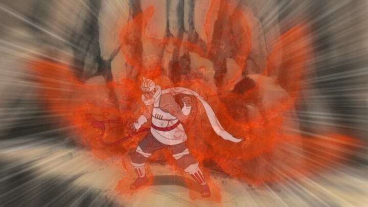 Naruto Nine Tailed Chakra Mode Vs Sasuke