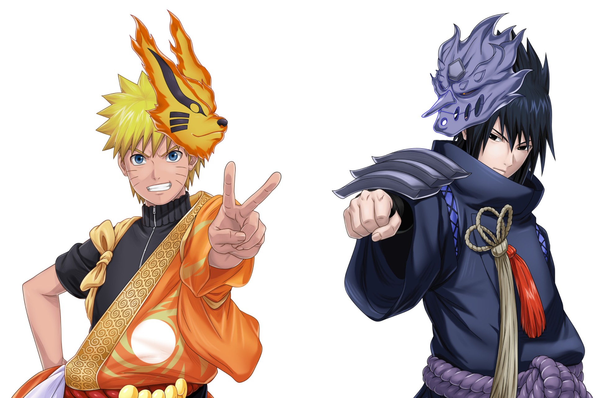 Original Designs From Studio Pierrot! First Look at Naruto and Sasuke ...