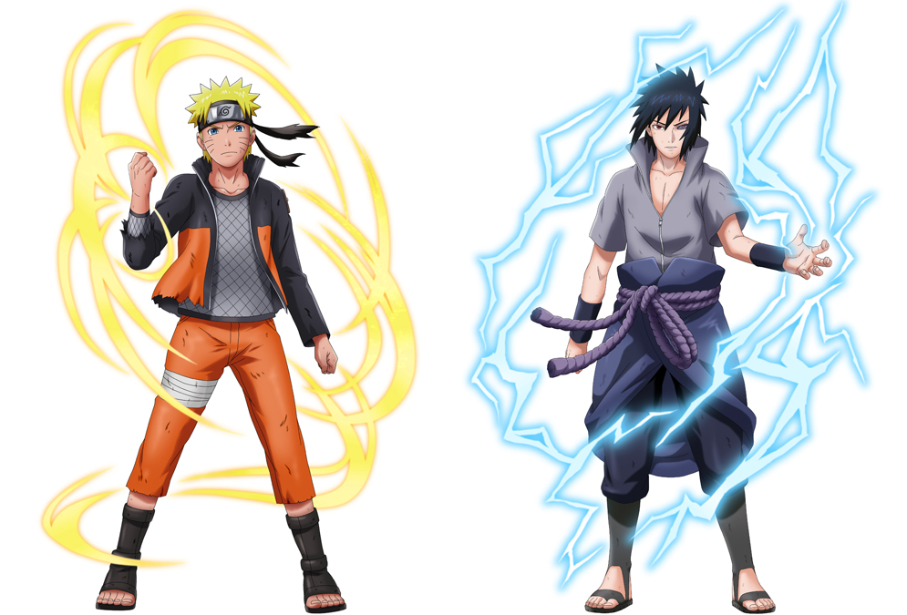New Naruto Uzumaki (The Final Showdown) and Sasuke Uchiha (The Final Showdown) Ninja Cards ...